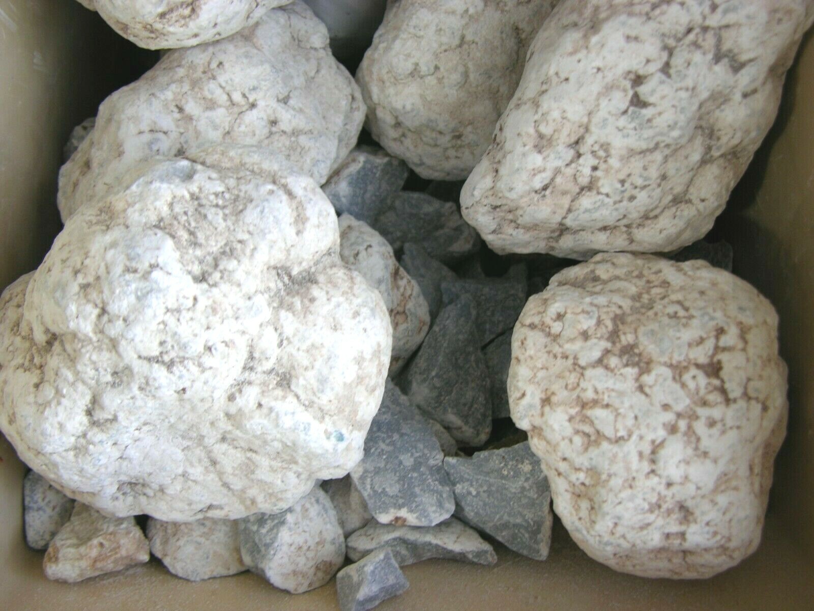 Celestite all natural mine rough Angelite Peru bigger 2 to 5 inch 5 ...