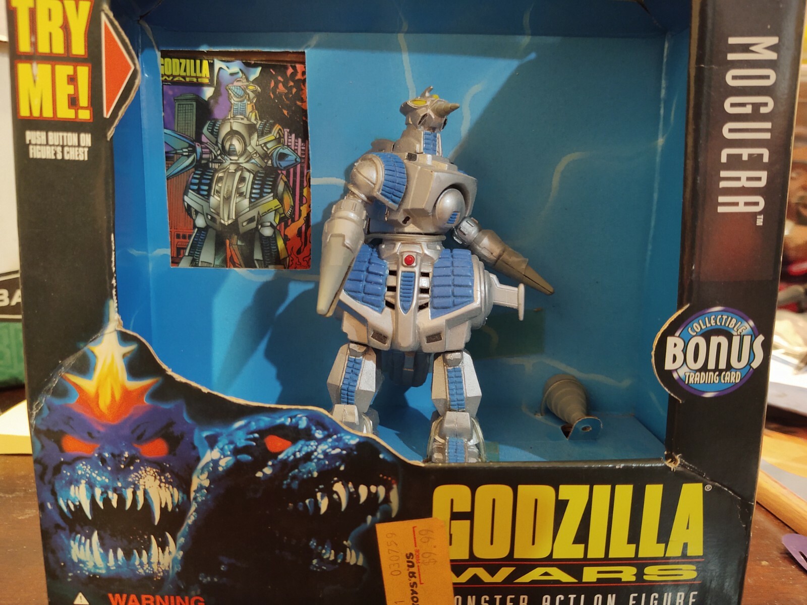 1995 Trendmasters TOHO Godzilla Wars - MOGUERA 4" Action Figure Toy ...
