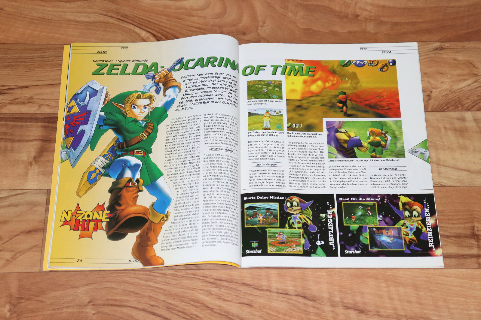 1998 Nintendo 64 Magazine Mario Party Zelda Ocarina of Time Wipeout 64 ...