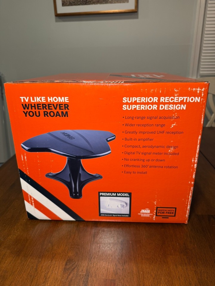 KINGJACK ROOF MOUNTED DIRECTIONAL HDTV ANTENNA with King Surelock ...