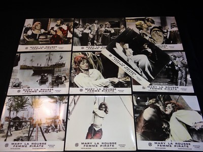 MARY LA ROUSSE femme pirate jeu photos cinema lobby cards 1961 | eBay