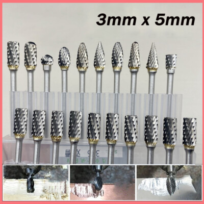 Diamond Burr Bits Drill Tungsten Carbide Rotary Multi Tool Accessorie ...