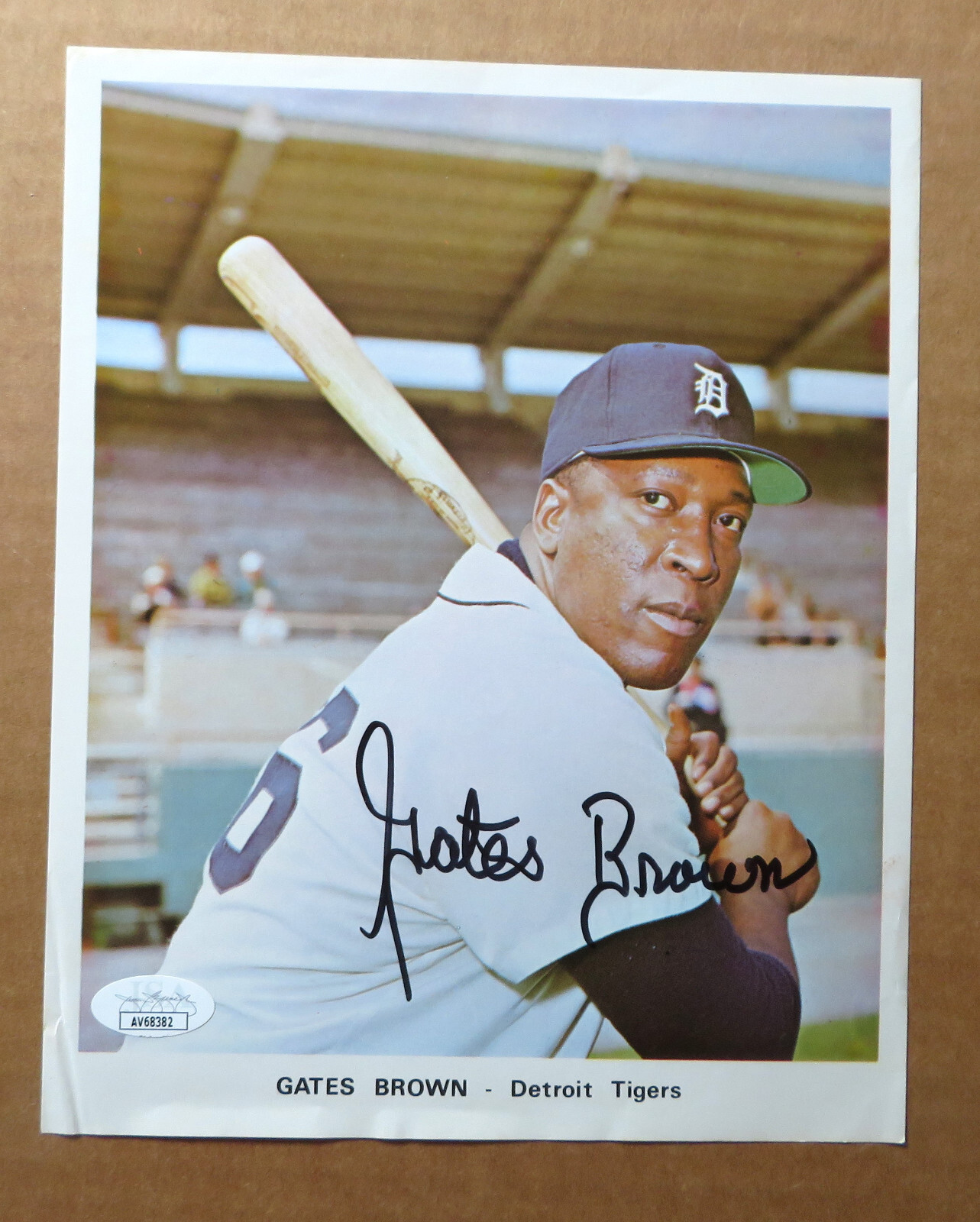 Detroit Tigers Gates Brown (D) Signed 7 x 9 Color Photo JSA COA | eBay