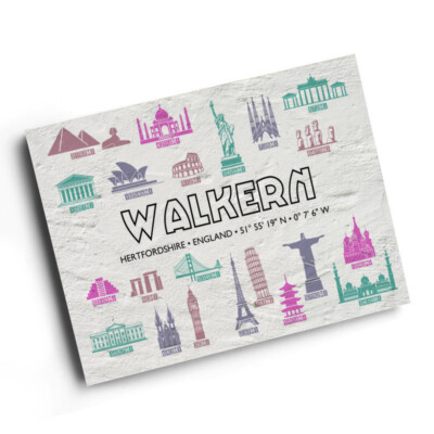 A4 PRINT - Walkern, Hertfordshire, England - World Landmarks | eBay UK