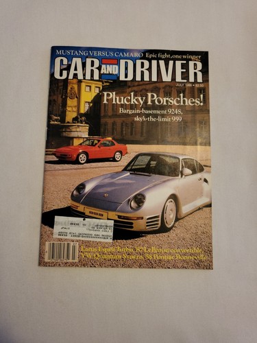 1986 July, Car and Driver Magazine, Plucky Porsches, (CP383) | eBay