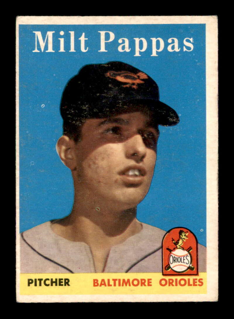 1958 Topps #457 Milt Pappas RC VGEX X2939507 | eBay