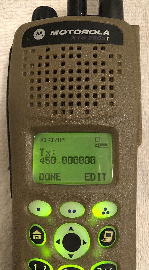 MOTOROLA XTS2500 MILITARY CAYOTE BROWN UHFH 450-520 Mhz FPP ASTRO ...