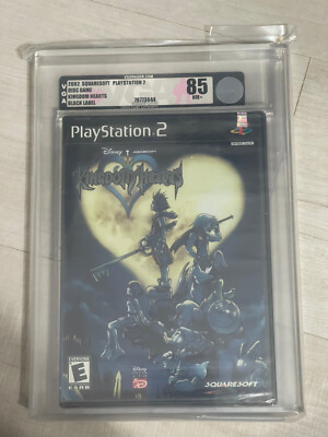 2002 VGA 85 NM+ Sealed New Kingdom Hearts Black Label UV Case in Poly ...