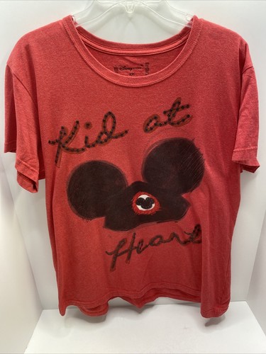 Walt Disney World Mickey Mouse Red T-Shirt XXLarge | eBay