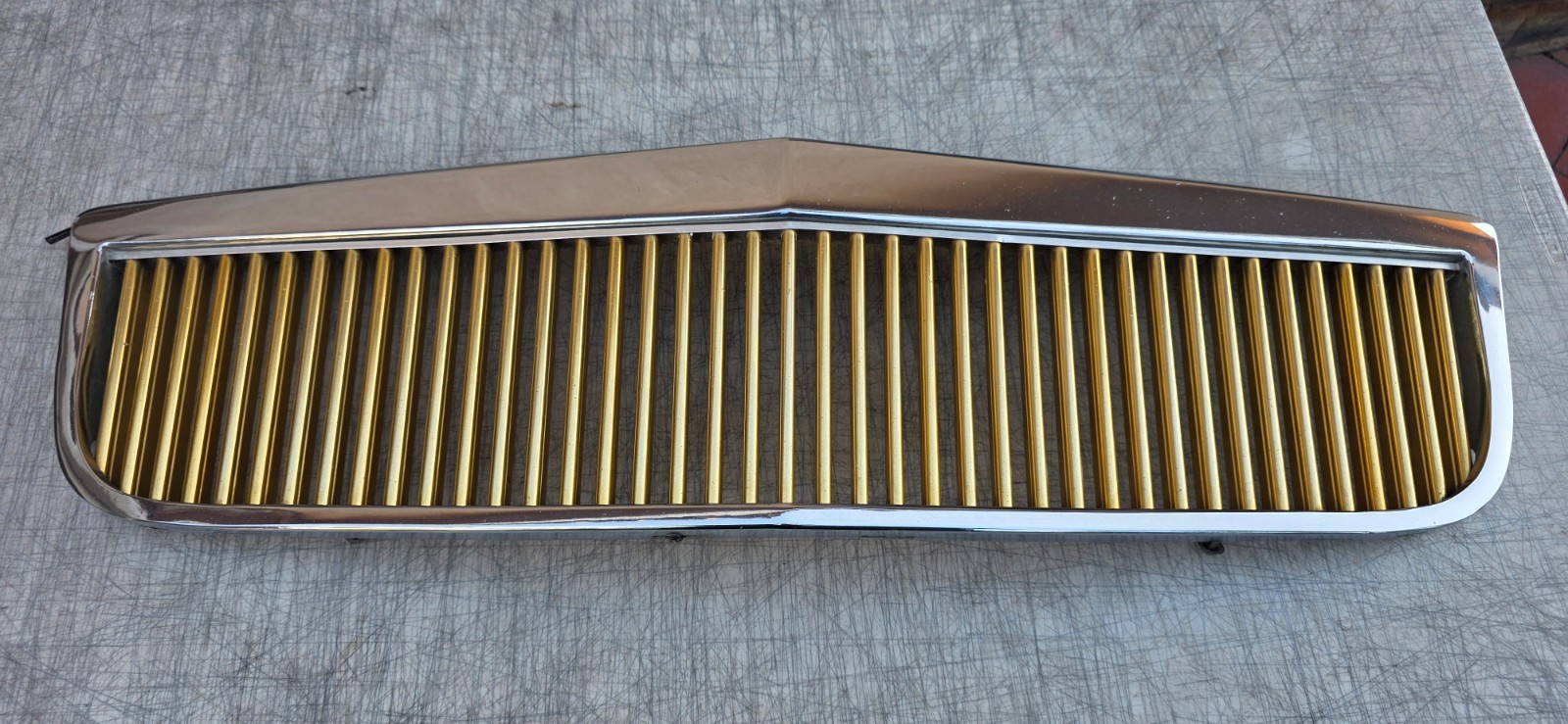 2000-2005 Cadillac Deville E&G Classics Vertical Gold Grill Grille OEM ...
