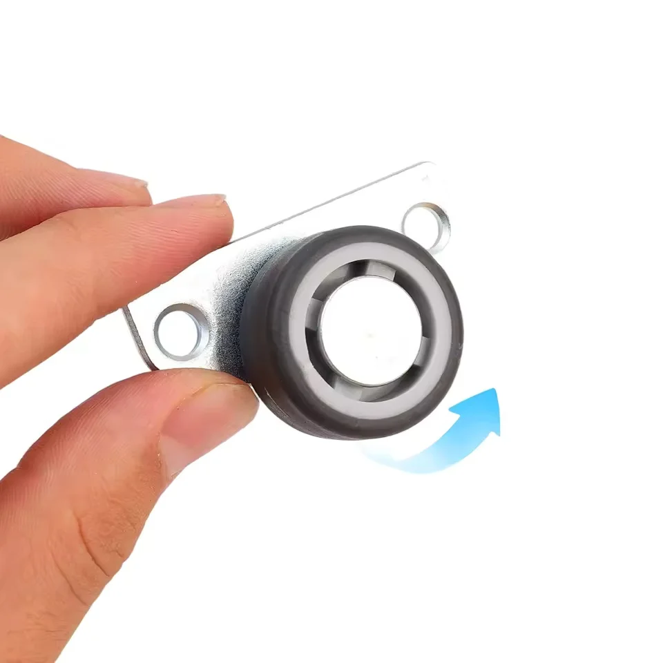 8/1PCS Mini Side Mount Caster Wheels Silent Rubber Furniture Casters ...
