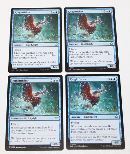 4x Knightfisher 0055 MTG Magic BLB Bloomburrow Mint x4 | eBay