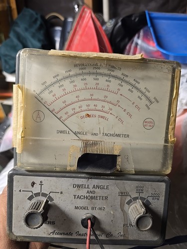 Accurate Instrument Dwell Angle and tachometer Model BT162 | eBay