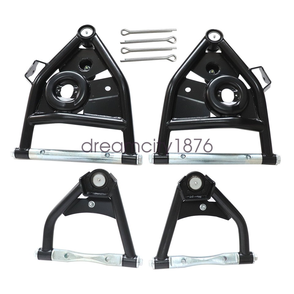 For 1963-1970 C10 CHEVROLET GMC TUBULAR CONTROL ARMS SET OF 4 UPPER AND ...