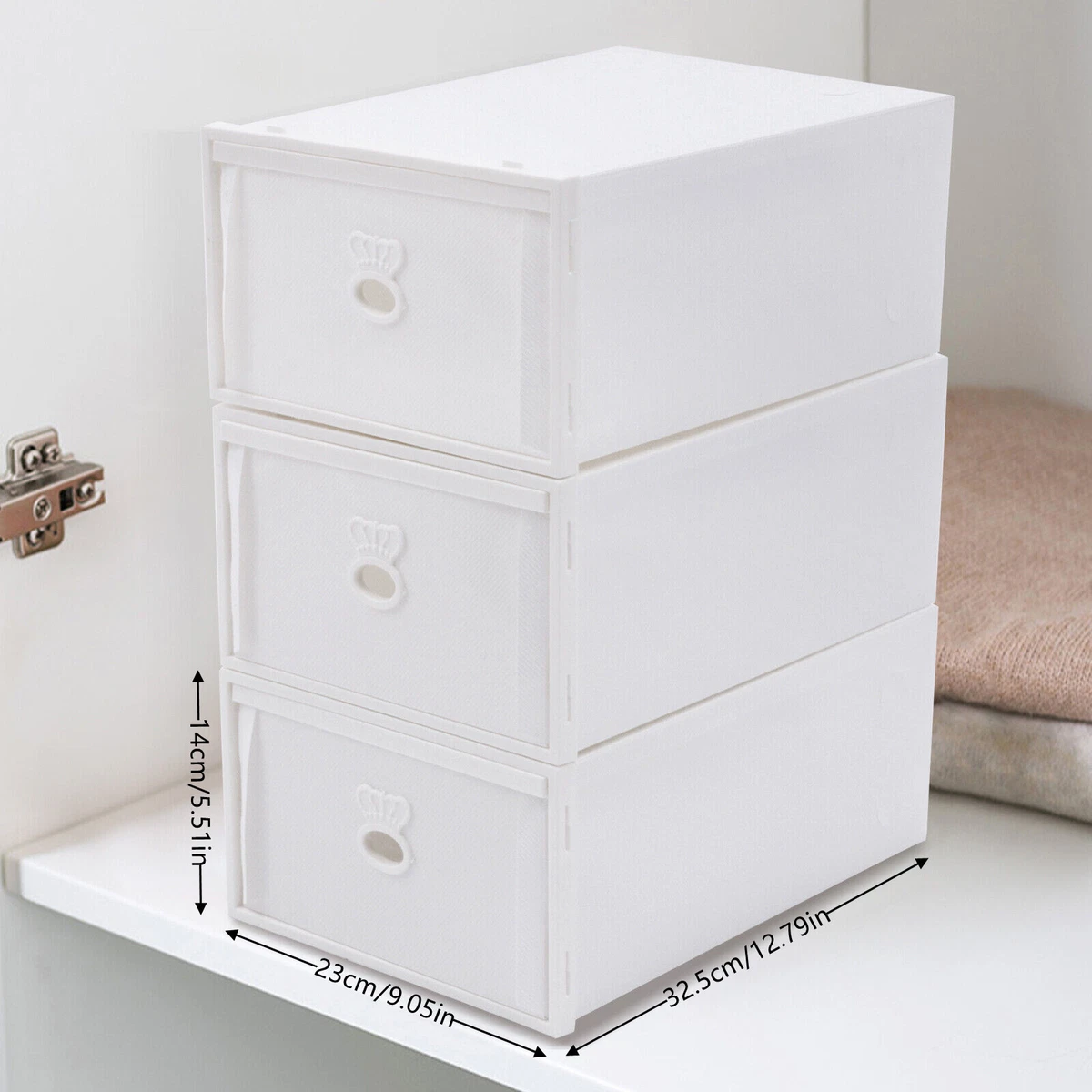 Stackable Storage Cubes With Drawers