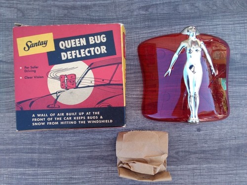 Vintage NOS " Santay " Car RED Queen Bug Deflector | eBay