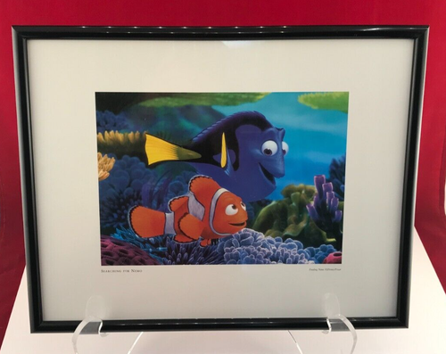 DISNEY/PIXAR 'FINDING NEMO' Framed & Matted Poster (Marlin & Dory)NM | eBay