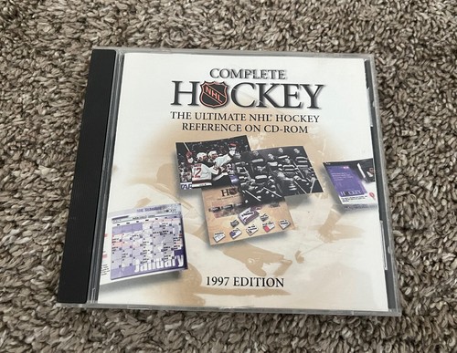 Complete NHL Hockey Reference CD ROM 1997 Edition PC Rare Vintage | eBay