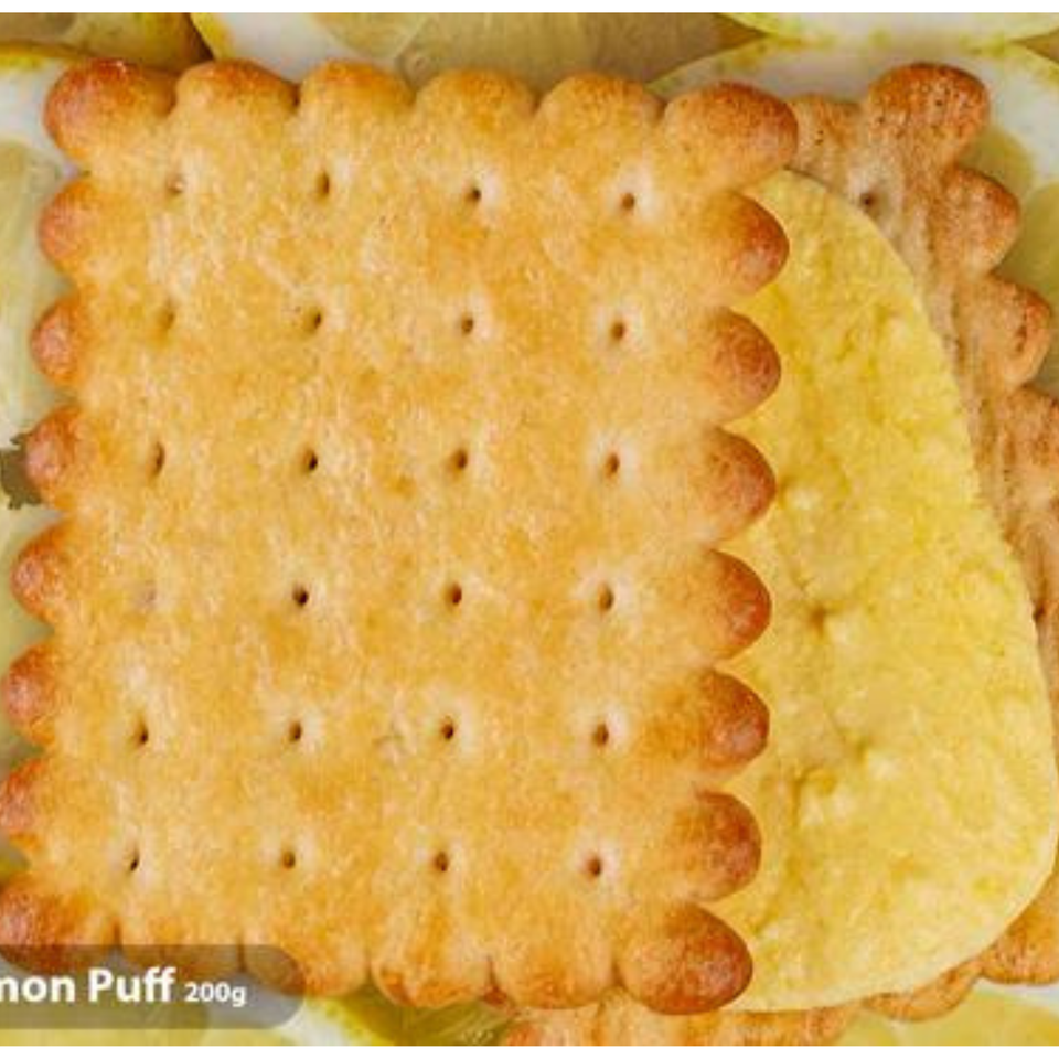 Munchee Lemon Puff Biscuits 200g - Genuine With Real Lemon Cream 100% ...