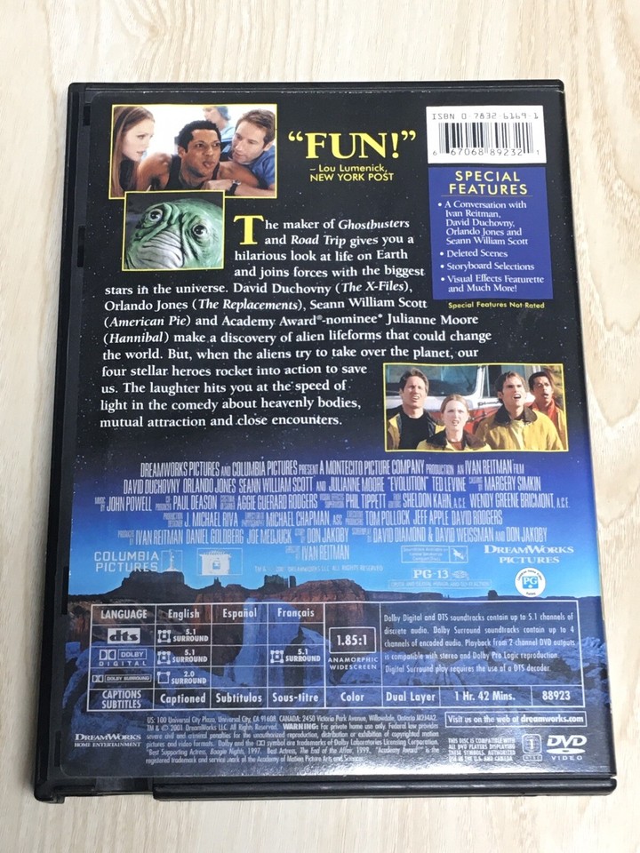 Evolution (DVD, 2001) VG 667068892321| eBay