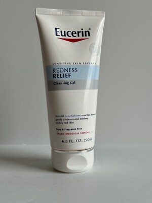 Eucerin Redness Relief Cleansing Gel Fragrance Free 6.8 oz Licochalcone ...