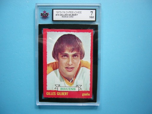 1973/74 O-PEE-CHEE HOCKEY CARD #74 GILLES GILBERT ROOKIE RC KSA 7 NM ...
