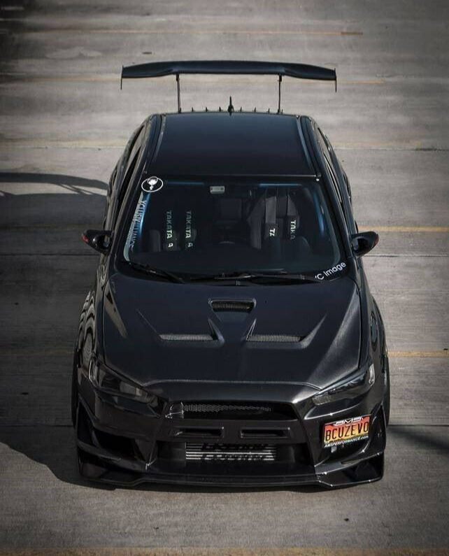 ️‍🔥 NRG 69" CARBON GT WING SPOILER for MITSUBISHI LANCER / RALLIART ...