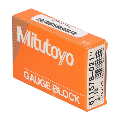 Mitutoyo 611578-021 Individual Metric Rectangular Gauge Blocks New NFP ...
