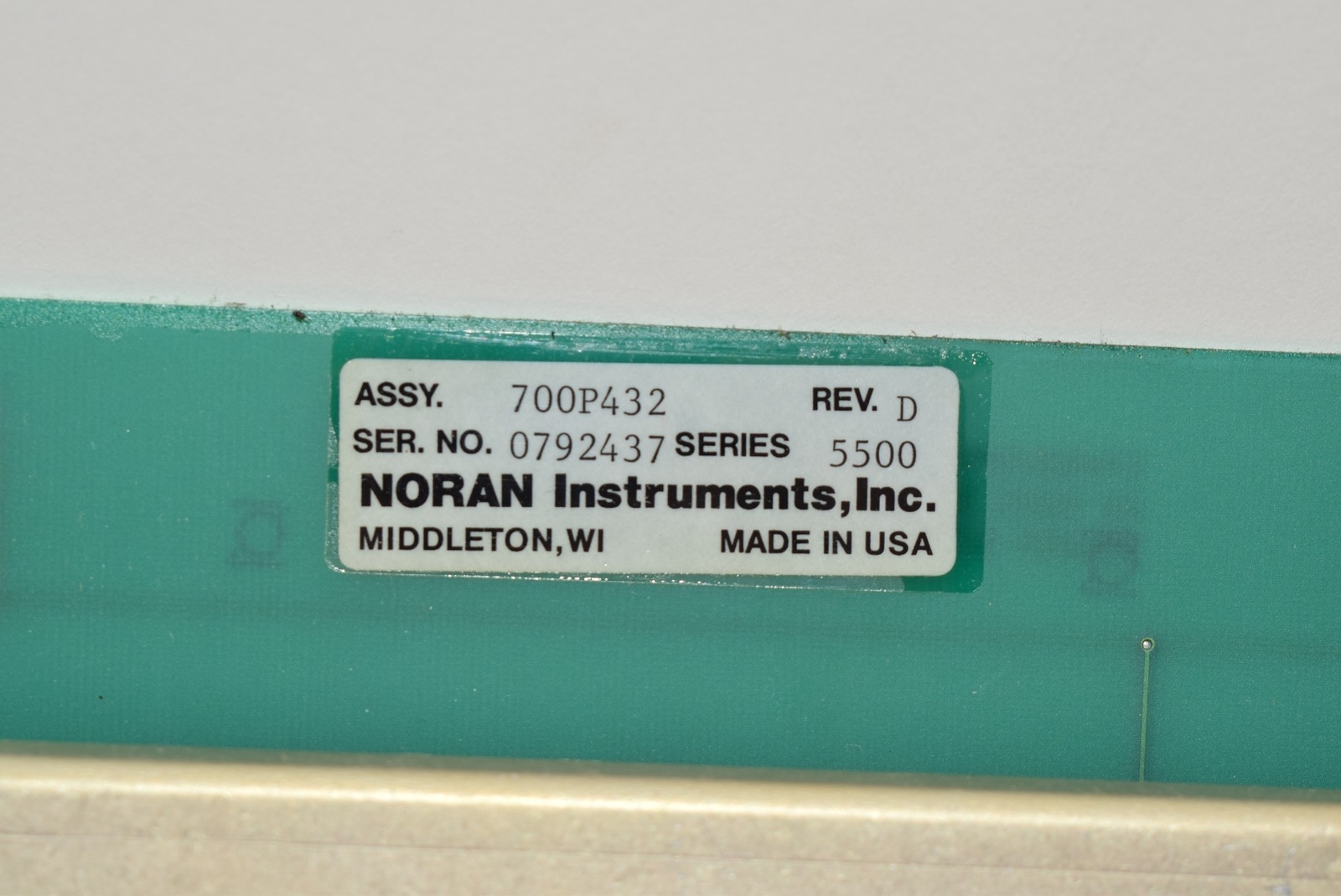 Instruments Noran Tracor Supply Board 700P432 Rev D Series 5500 | eBay