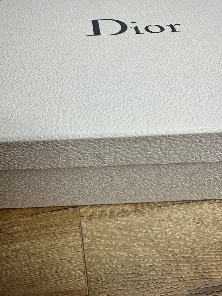 Christian Dior Empty Box w/ Tissue and Small Bag White Storage Decor 12 ...