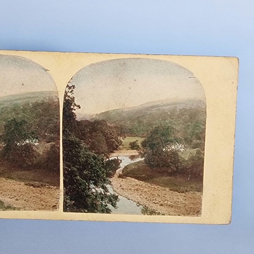 Hartington Seat Stereoview C1870 Real Photo Derbyshire Wharf Vale Hand ...