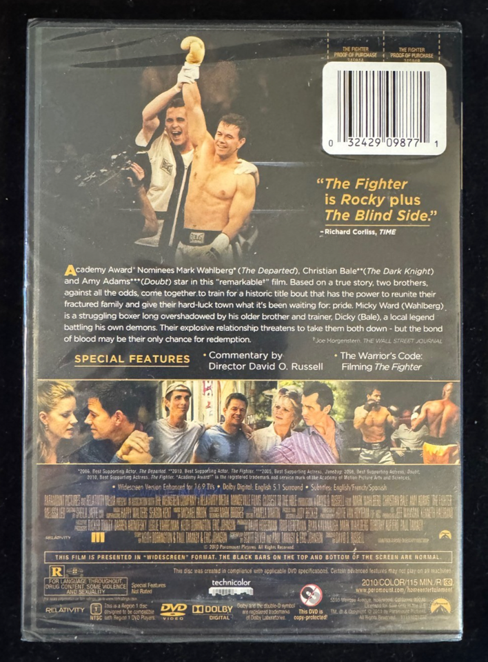 The Fighter (DVD, 2010 Widescreen) Mark Wahlberg Amy Adams BRAND NEW | eBay