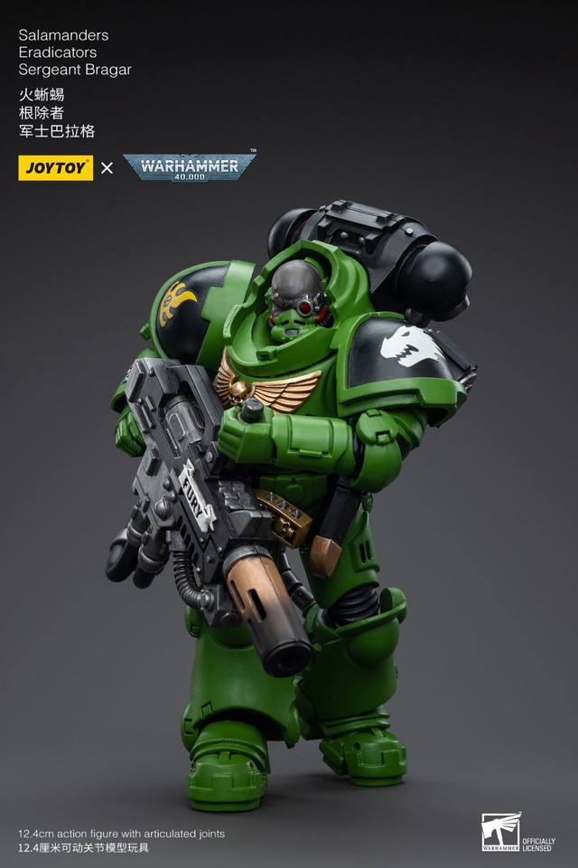 JOYTOY Warhammer 40k 1:18 action figures Salamanders Eradicators ...