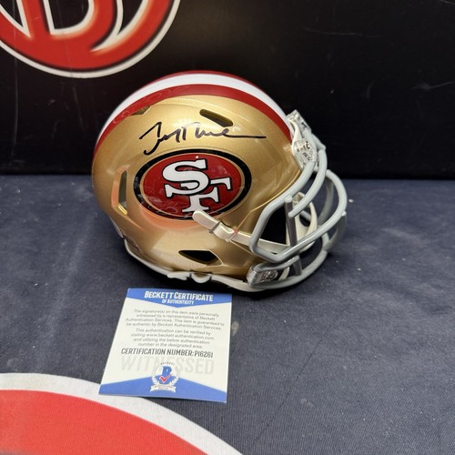 Jerry Rice Autographed San Francisco 49ers Mini Helmet Signed Beckett ...