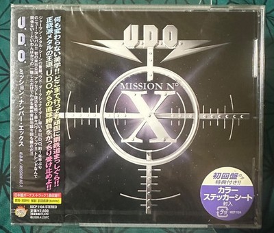UDO / Japan CD / Mission number X / with sticker /promotional edition ...