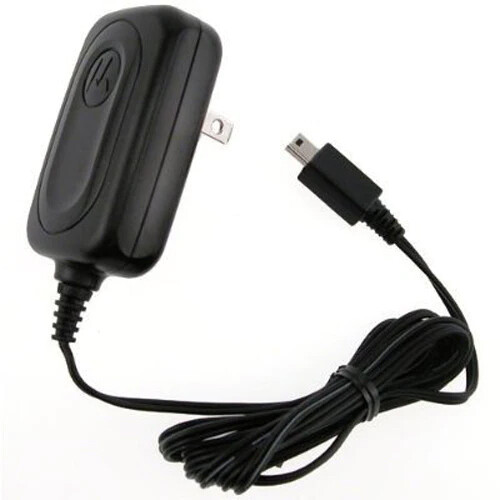 MOTOROLA OEM Mini USB HOME TRAVEL CHARGER HOUSE WALL OUTLET AC POWER ...