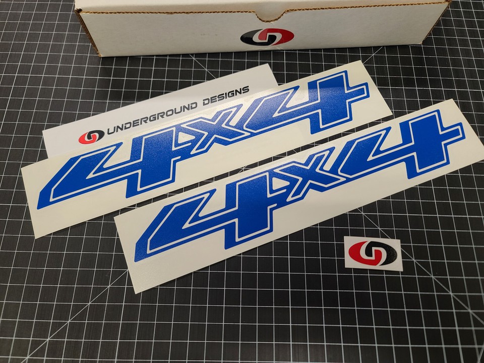 4x4 Decals (2-Pack) Truck Bed Fender Stickers For 2014-2025 Chevy ...
