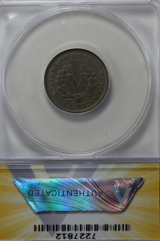 1900 .05 ANACS VG 8 Liberty Nickel, V Nickel, 5 Cent Piece | eBay