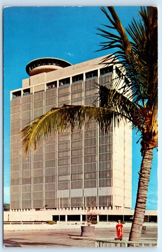 POSTCARD La Ronde Restaurant Ala Moana Building Waikiki Beach Honolulu ...
