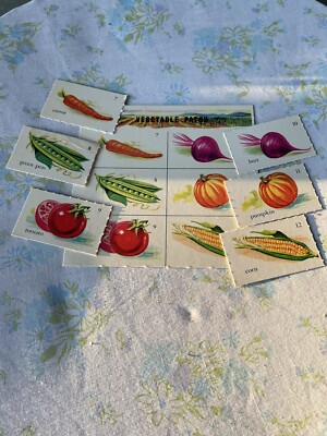 Vintage VEGETABLE Game Pieces From Farm Lotto | eBay