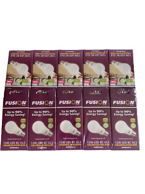 Fusion Lamps 12w LED Bc GLS Dimmable High Powered Led Pack Of 2 | eBay UK