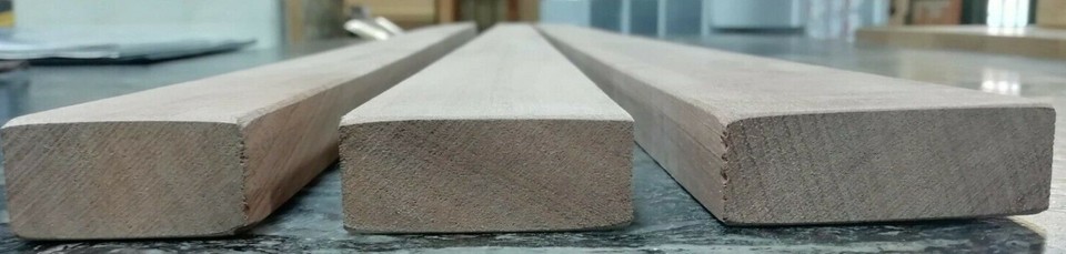 4ft (1220mm) Sapele Hardwood Garden Bench Slats Set 10no 55mm Slats ...