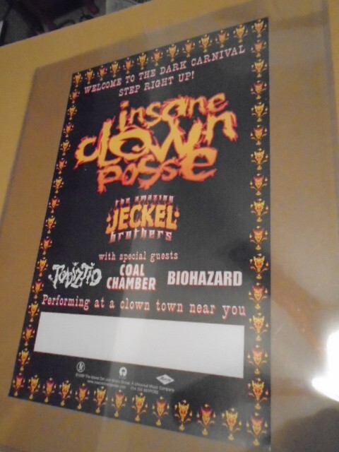 RARE PROMO Insane Clown Posse POSTER CONCERT FLYER Twiztid Coal Chamber ...