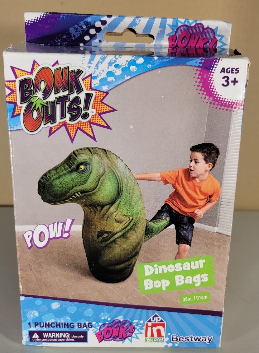 Bonk Outs! T-rex Dinosaur Bop Bag 36" | eBay
