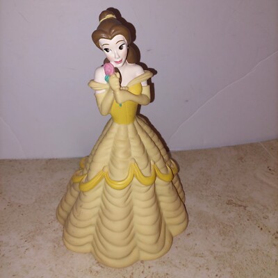 Belle Vinyl Coin Bank Disney Beauty & the Beast Movie Yellow Dress | eBay