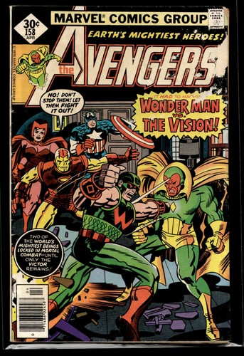 1977 Avengers #158 Marvel Comic | eBay