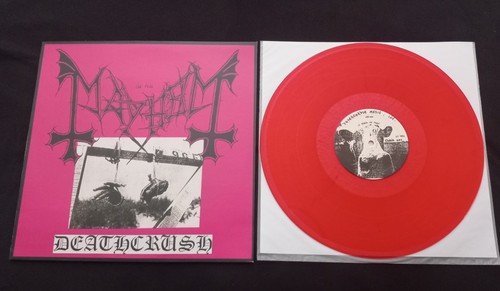 MAYHEM Deathcrush lp 1burzum darkthrone watain bathory venom abbath ...