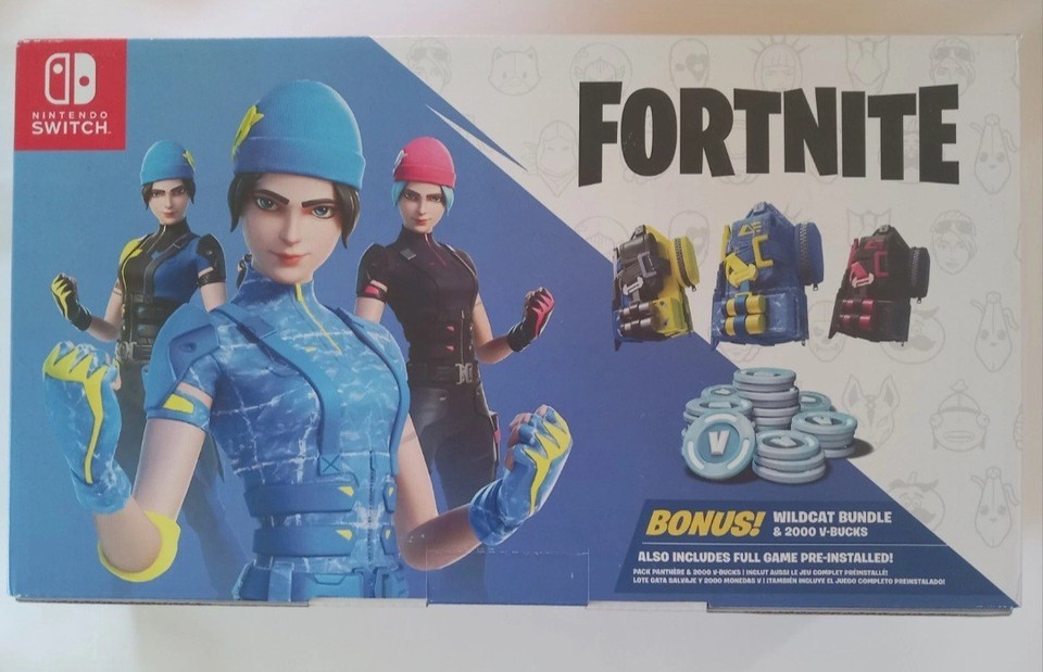 Nintendo Switch x FORTNITE - Wildcat Bundle (Code NOT USED) New In Box ...