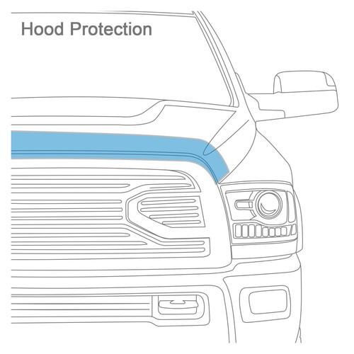 AVS Bugflector II Smoke Bug Deflector Hood Shield for 17-19 Ford Escape ...