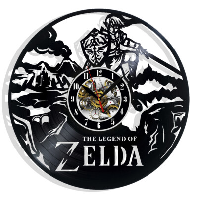 The Legend of Zelda Wall Clock Records Decor Gift Christmas Birthday ...